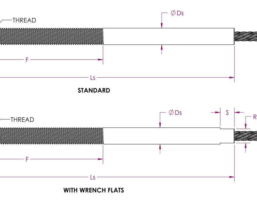 Large Shank Threaded Stud – ASP138 | Assembly Specialty Products